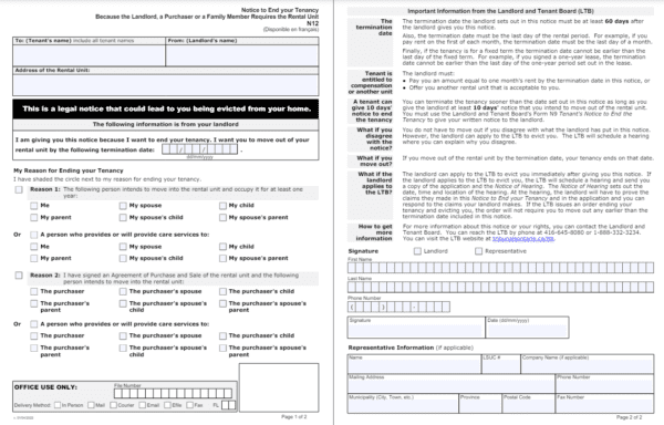 N12 Form LTB | Easy Guide on How to Serve an N12 Form