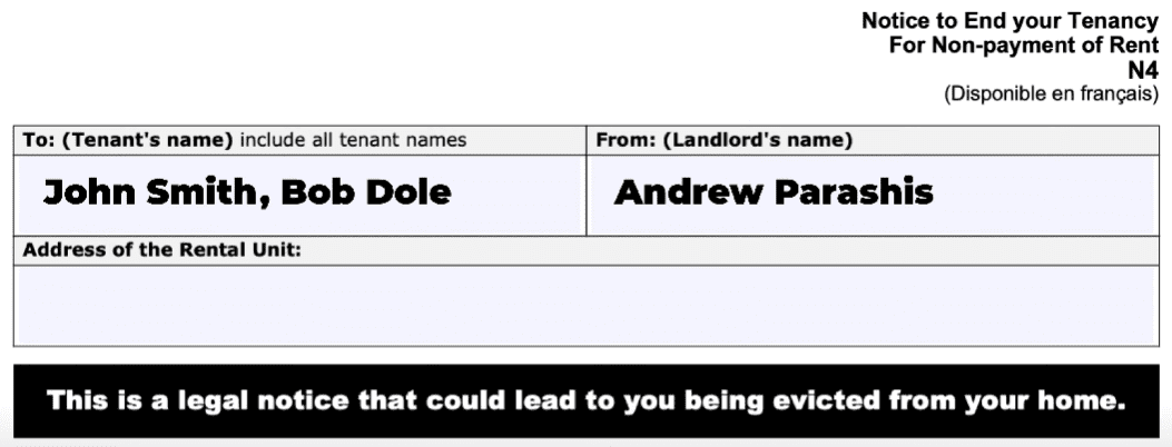 N4 Form LTB Ontario | Easy Guide on How to Serve an N4 Form