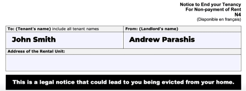 N4 Form LTB Ontario | Easy Guide on How to Serve an N4 Form