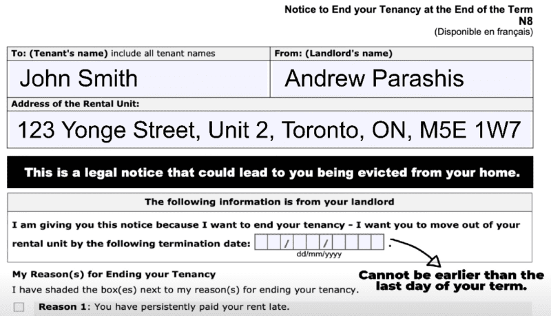 N8 Form LTB Ontario | Easy Guide on How to Serve an N8 Form